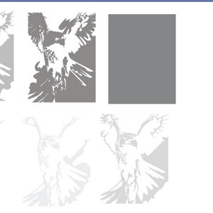 Eagle 6 Layer Decorative Panel Laser Cut Files Home Decor, 6 Layer Art ...