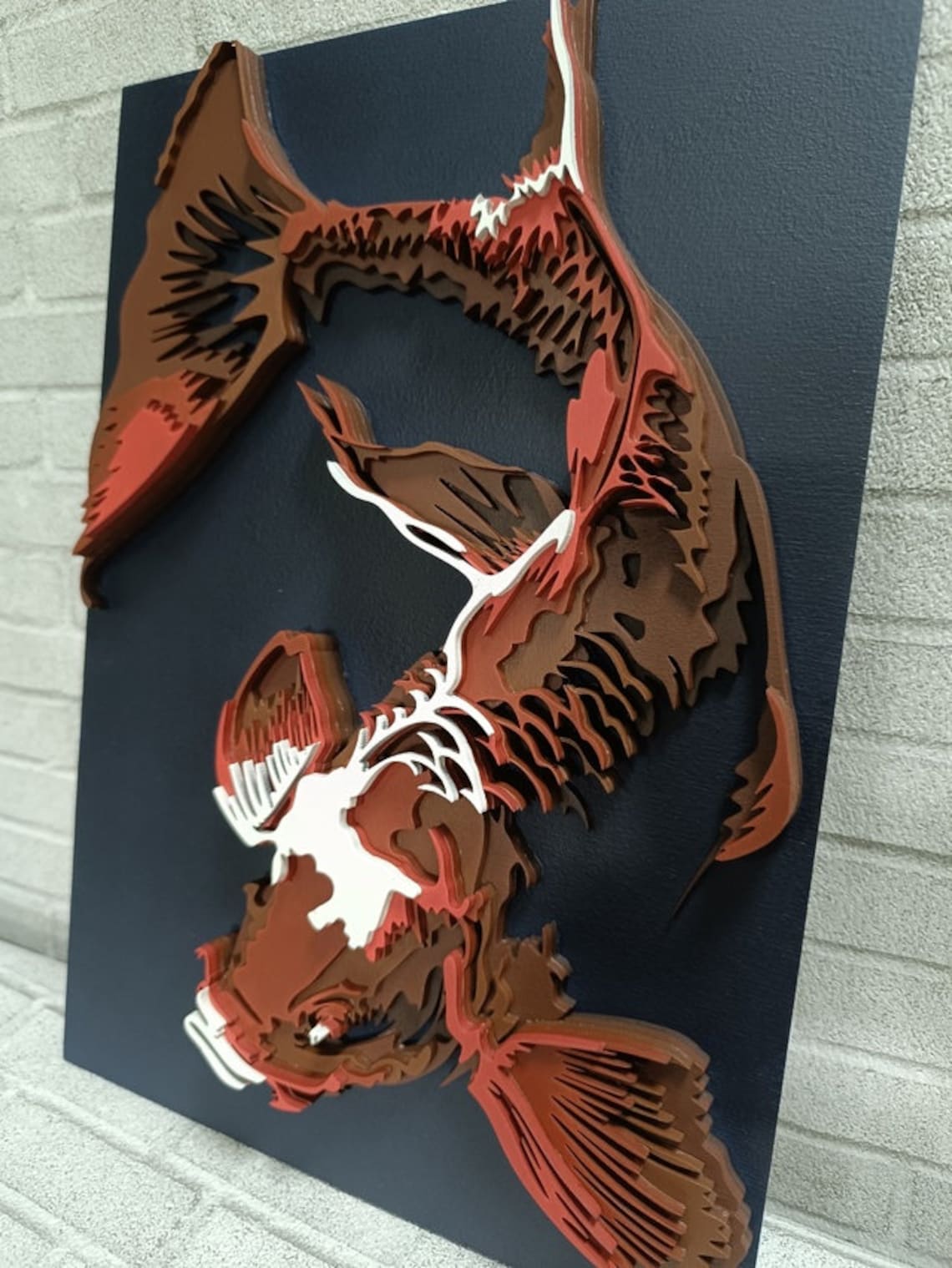 Koi Mandala SVG, 3D Layered Panel, Laser Cut File (digital Download) - Etsy