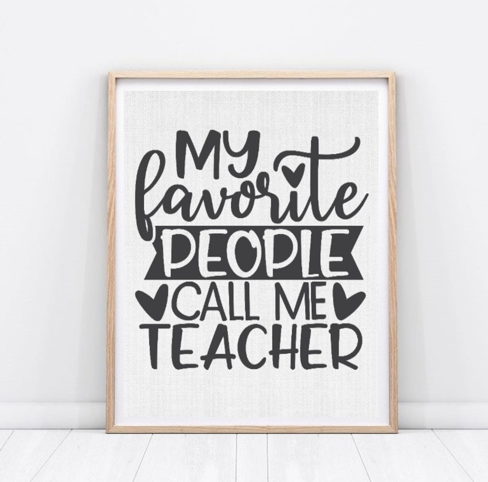 Teacher SVG, Back to School, Cute Teacher Design, My Favorite People ...