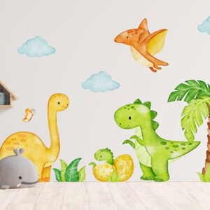 Dinosaurs Watercolor Clipart Dino Clip Art, Nursery Decor, Dinosaur ...