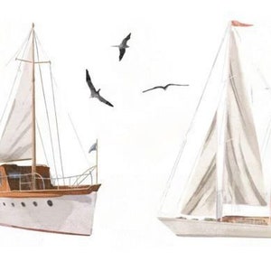 Watercolor Ships Boats Sea Ocean Clipart Watercolor Nautical Clipart ...