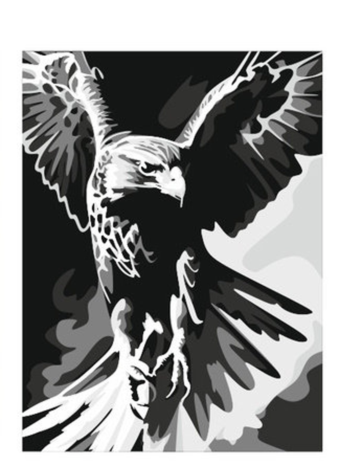 Eagle 6 Layer Decorative Panel Laser Cut Files Home Decor, 6 Layer Art ...