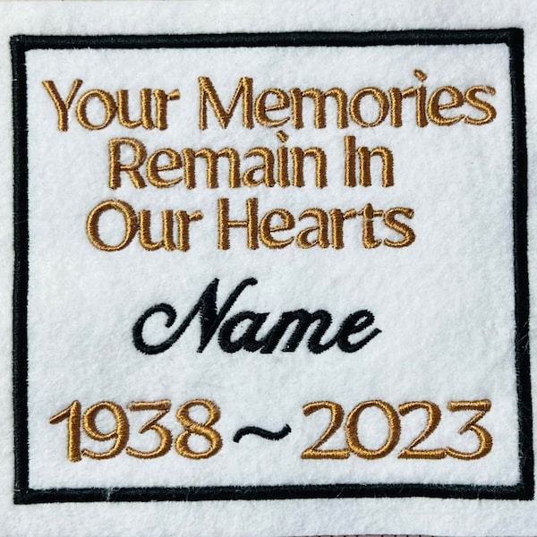 Memorial Patch - Etsy