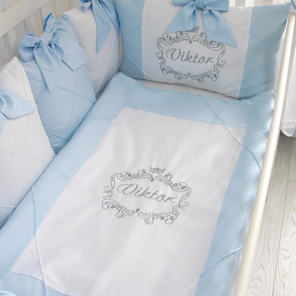 Blue Baby Bedding - Etsy
