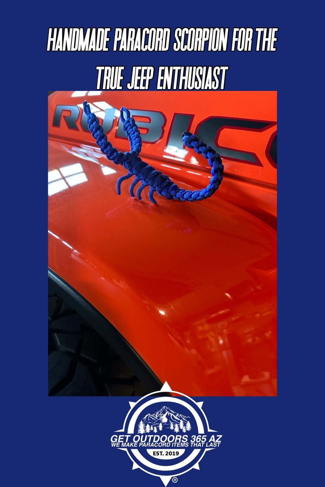 Handmade Paracord Scorpion for the Jeep Enthusiast - Etsy