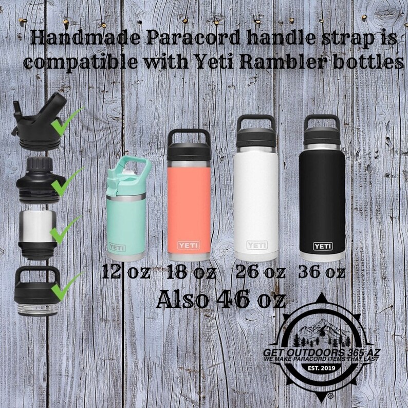 Handmade Paracord Handle for Yeti Rambler. - Etsy