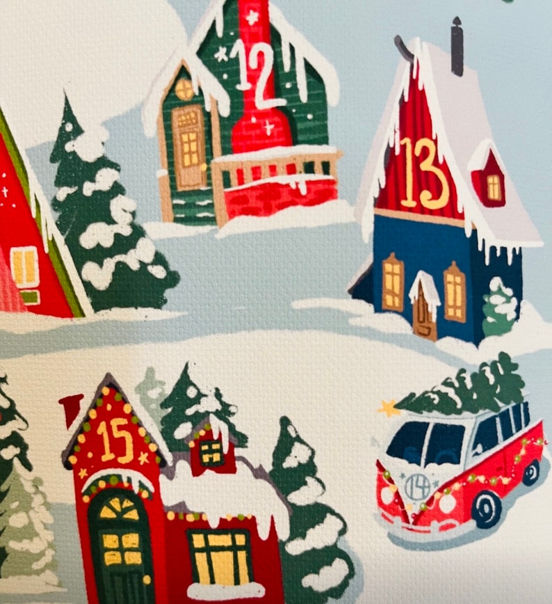 Magnetic and Canvas Advent Calendar - Etsy