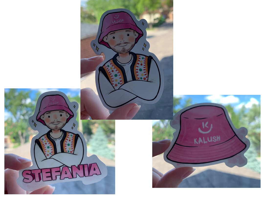 Sticker Magnet Set Thick and Durable Vinyl of Kalush Orchestra Stefania ...