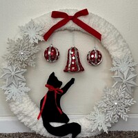 Cat Wreath - Etsy