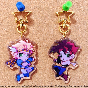Chibi Keychains Charms - Etsy