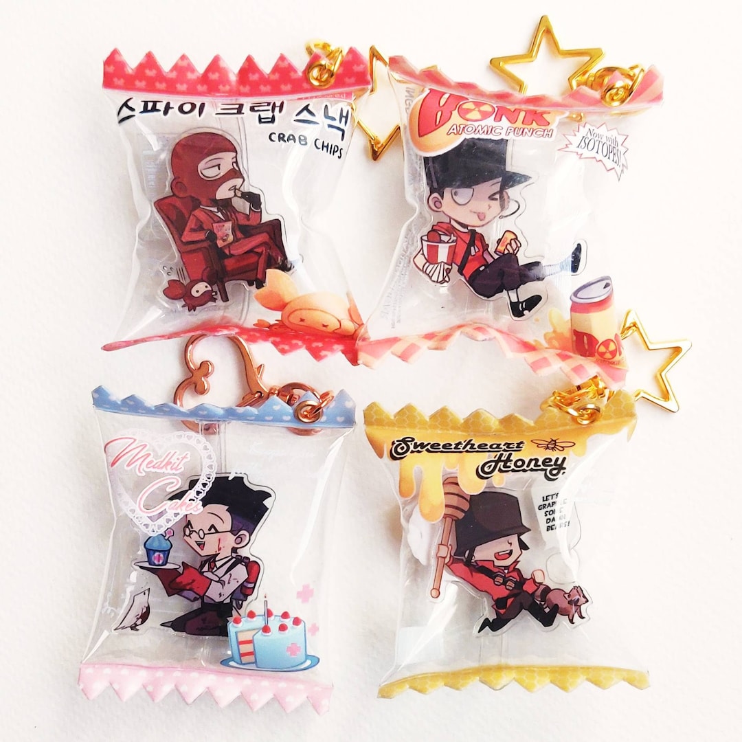 FINAL SALE TF2 Team Fortress 2 Candy Bag Charms - Etsy