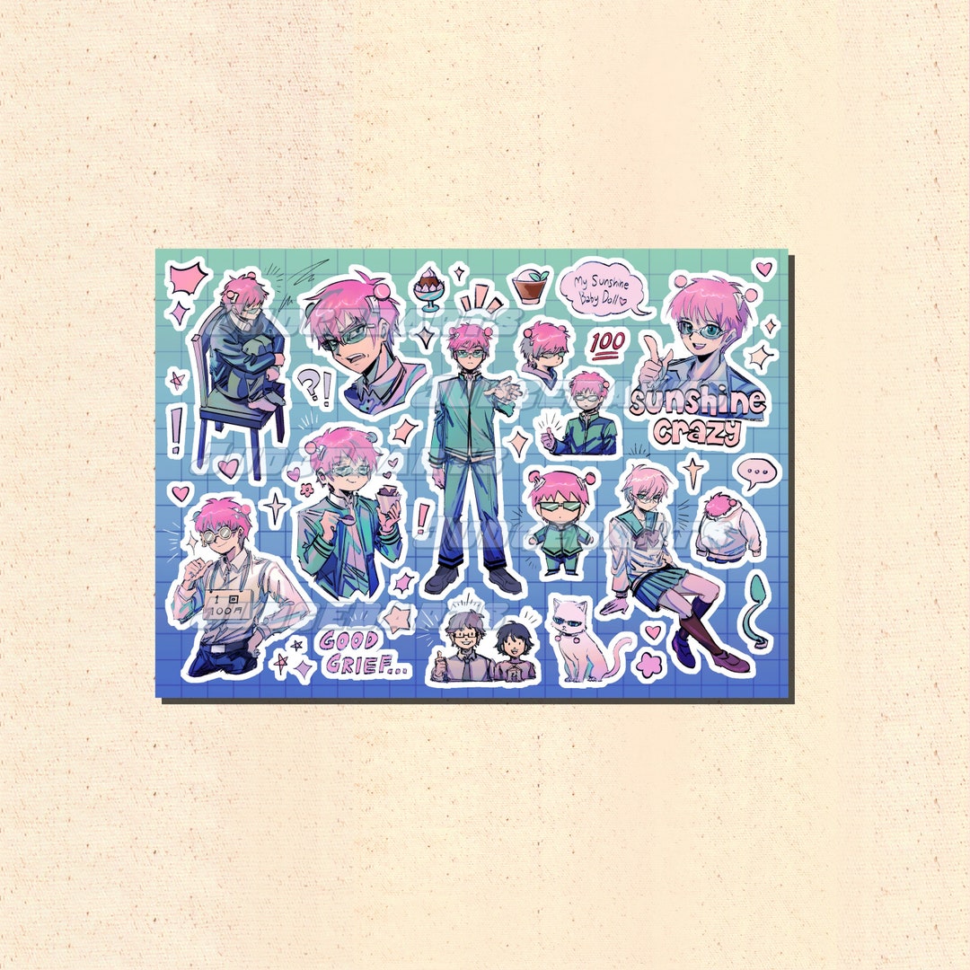 Sai. K Sticker Sheet and Print - Etsy