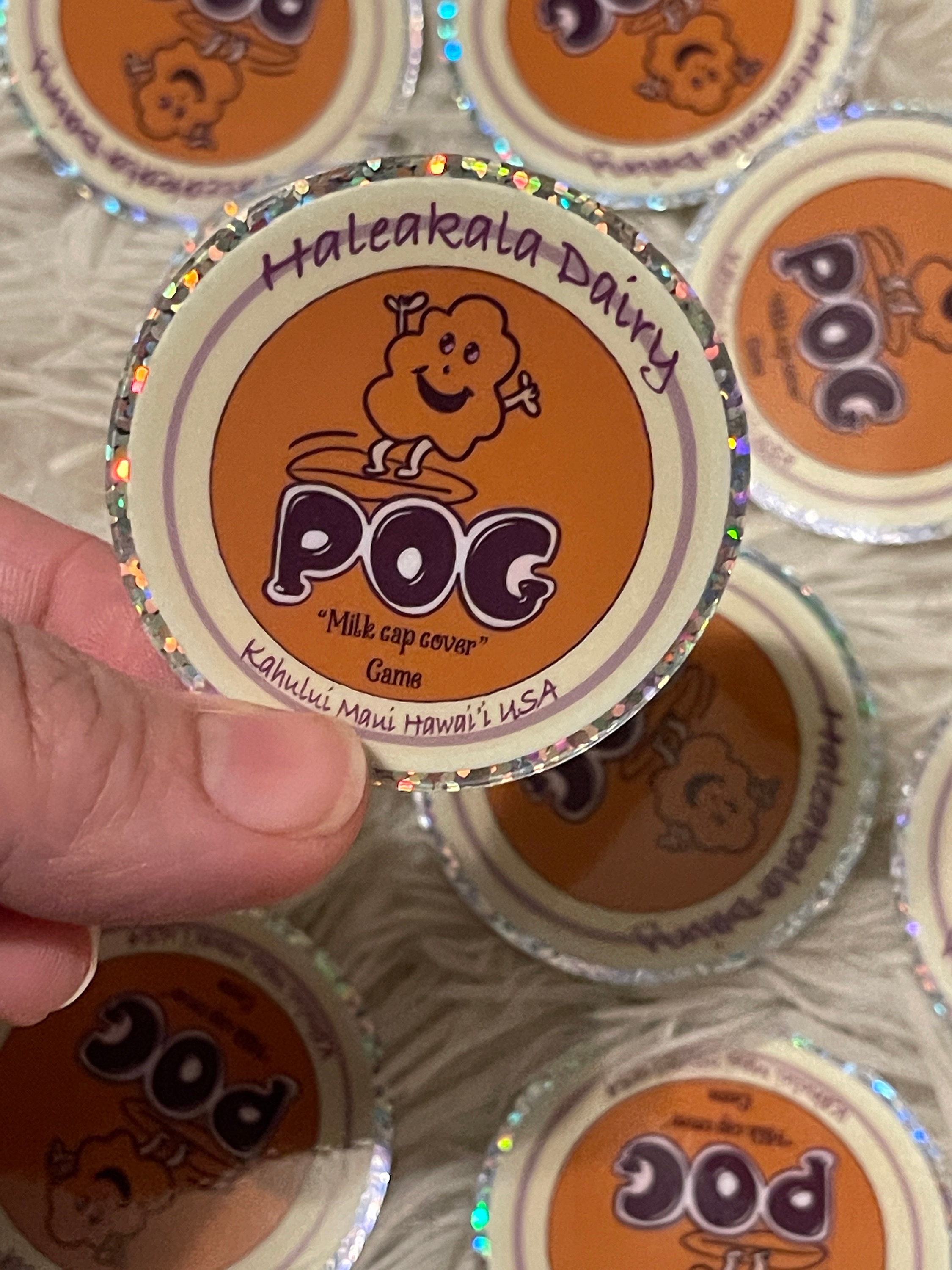 POG (glitter Holographic Decal) - Etsy