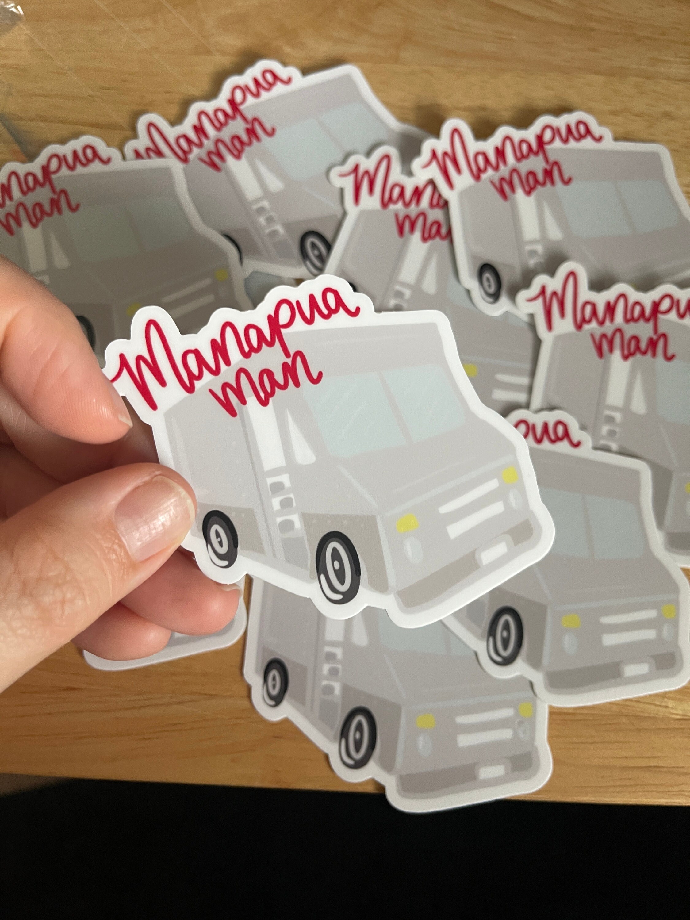 Manapua Man Truck (sticker Decal) - Etsy