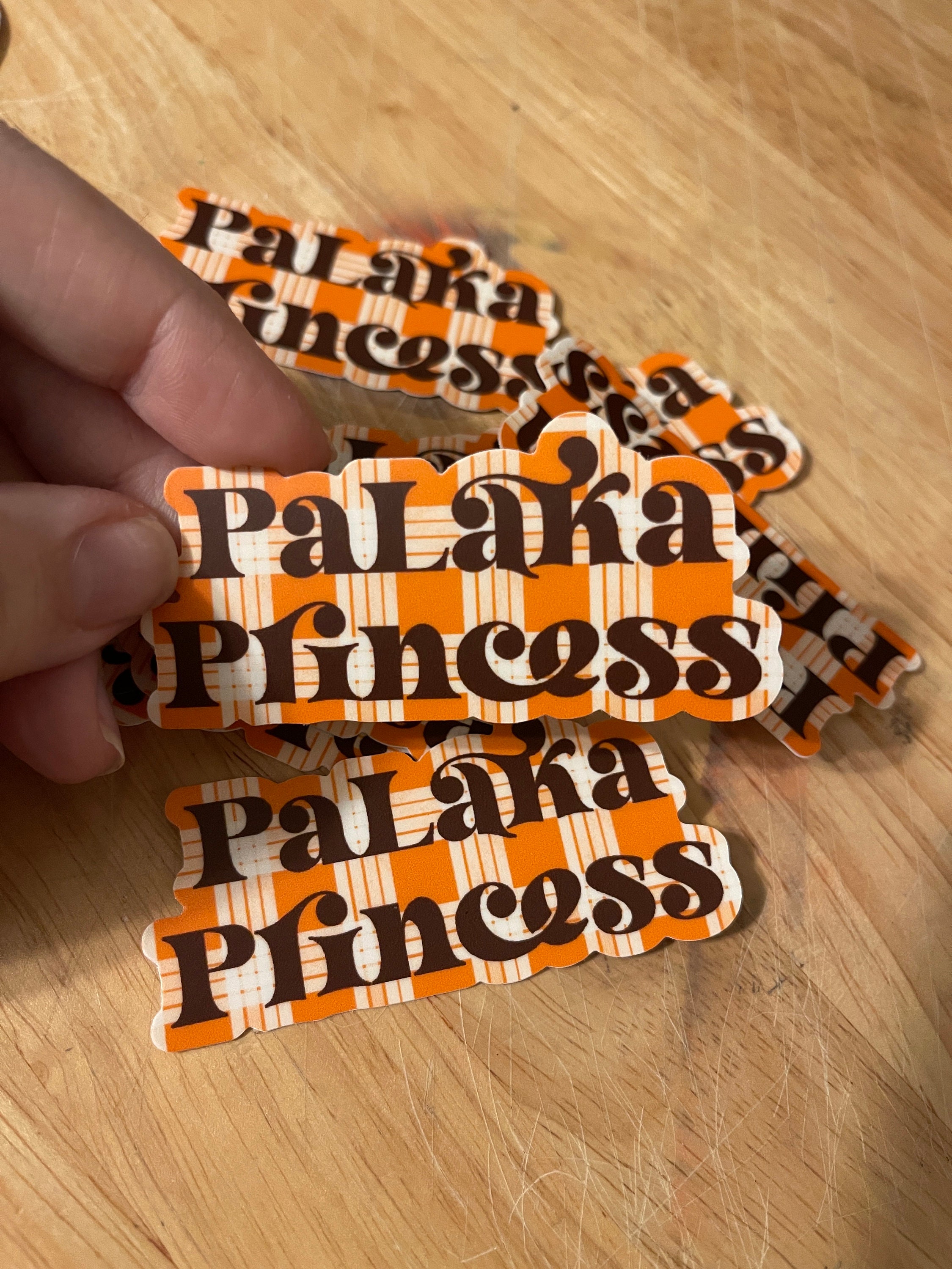 Orange Palaka Princess (sticker Decal) - Etsy