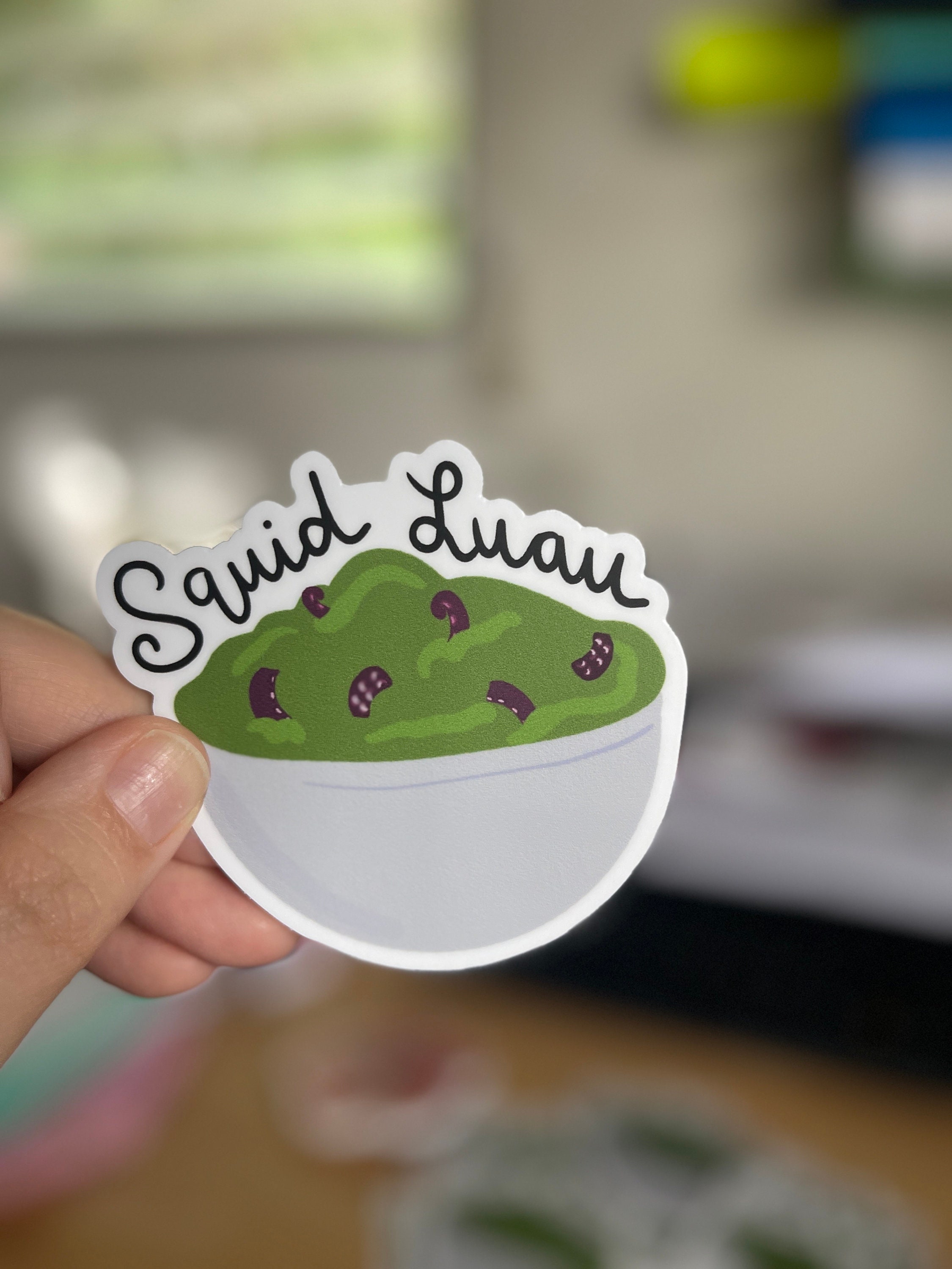 Squid Luau - (sticker Decal) - Etsy