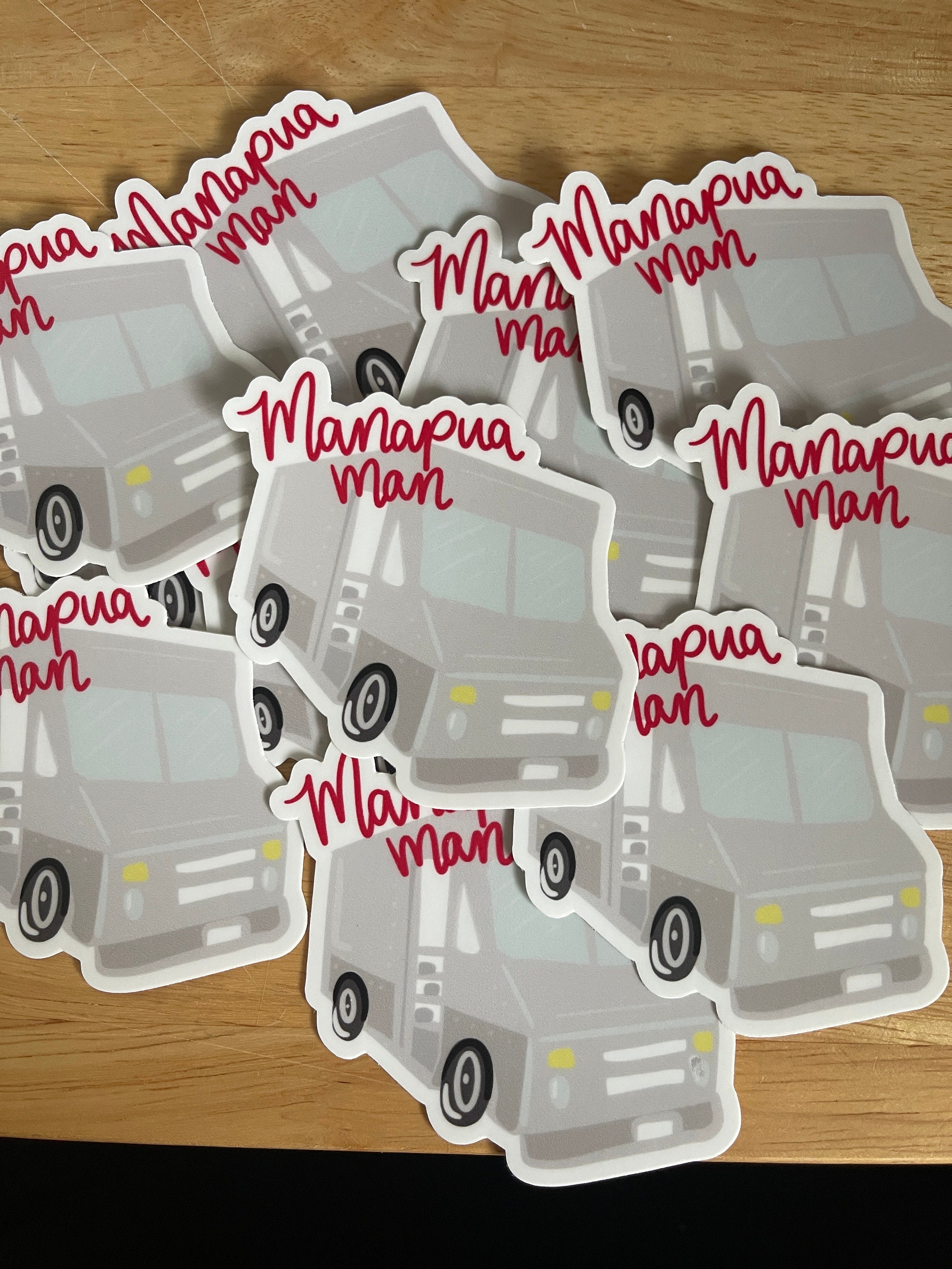 Manapua Man Truck (sticker Decal) - Etsy