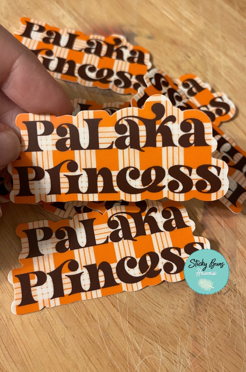 Orange Palaka Princess (sticker Decal) - Etsy
