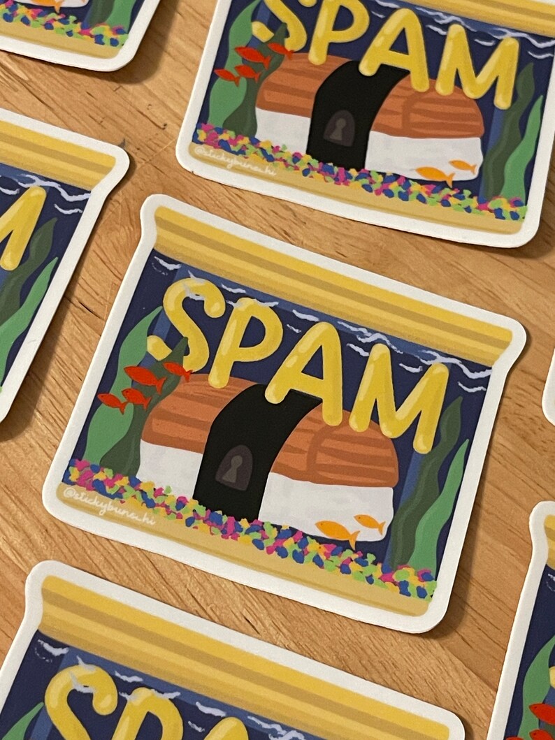 Spam Aquarium! (sticker Decal) - Etsy
