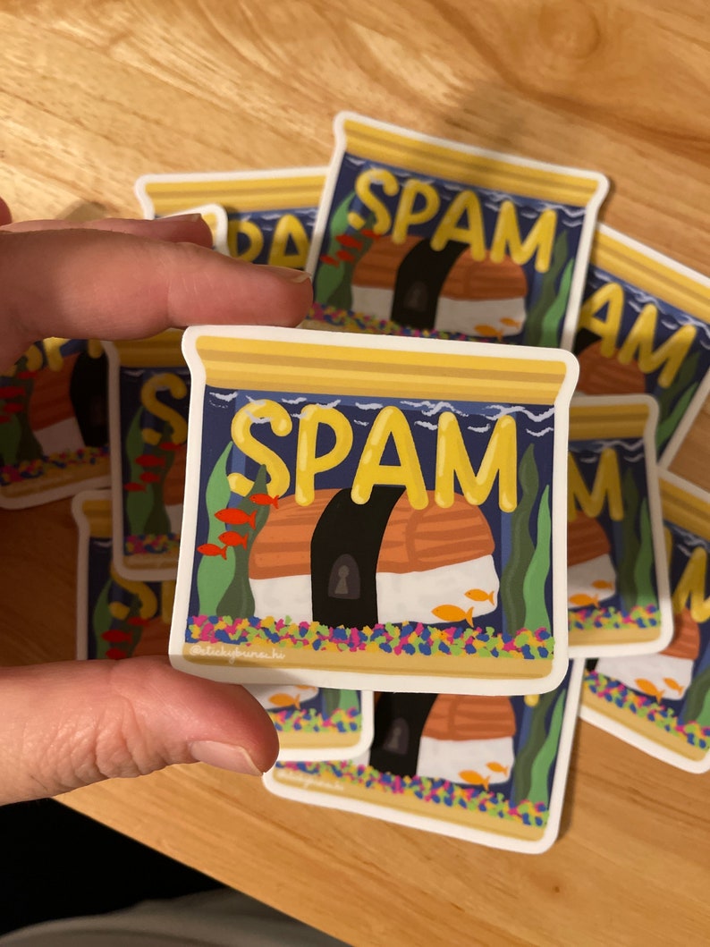 Spam Aquarium! (sticker Decal) - Etsy