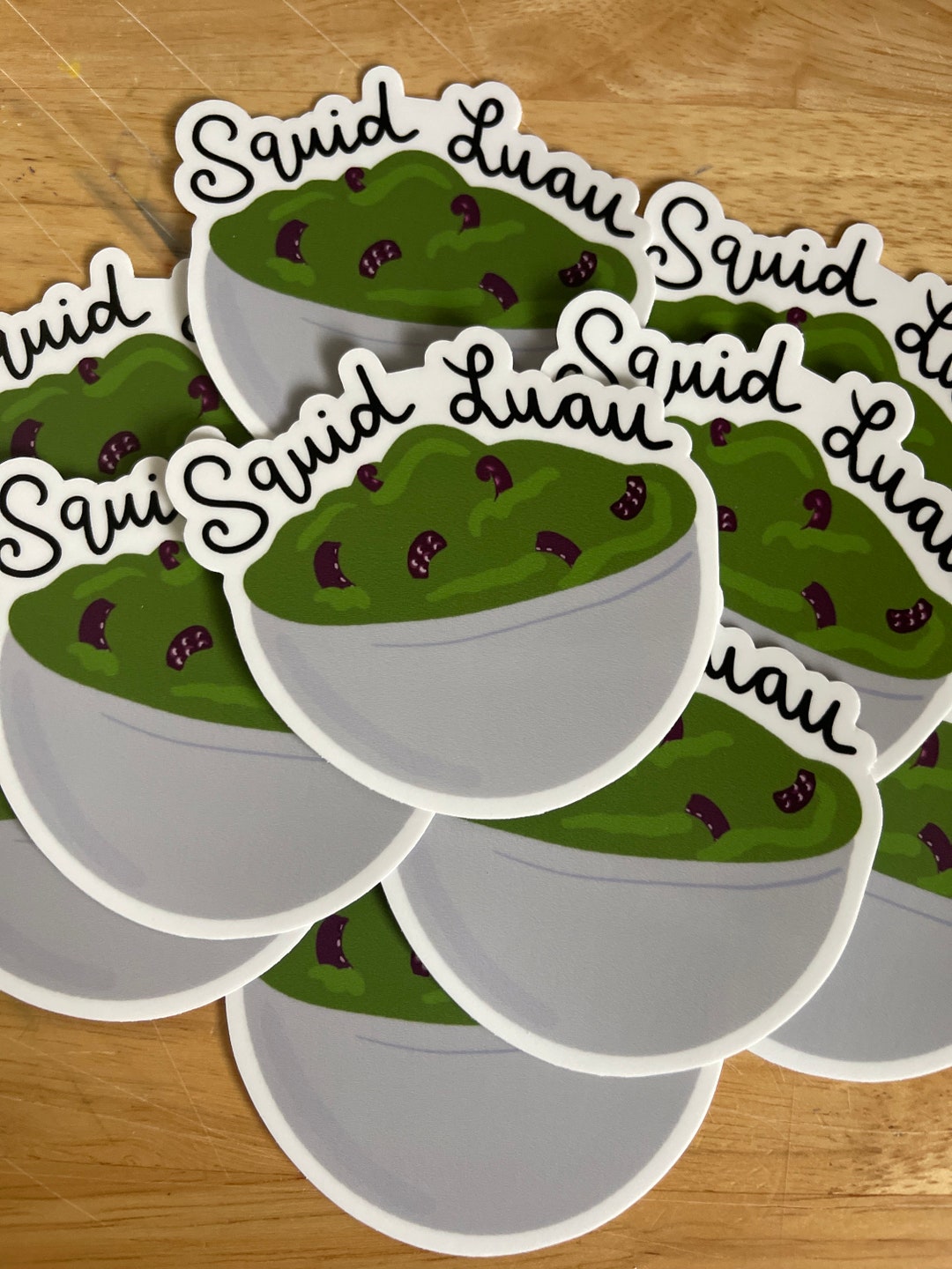 Squid Luau - (sticker Decal) - Etsy