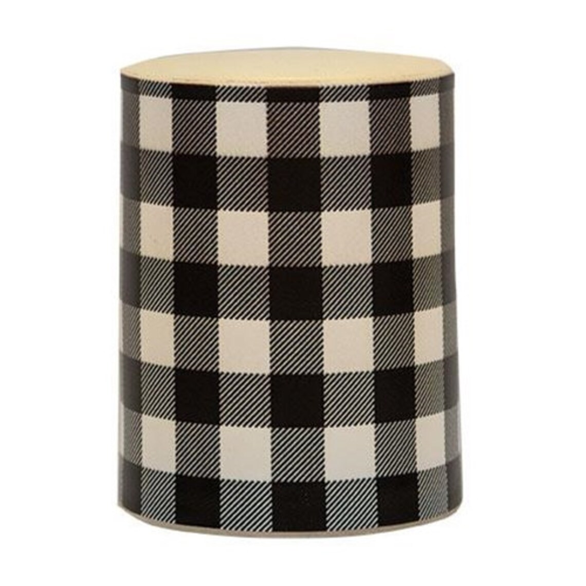 Black Buffalo Check Timer 4 Pillar Candle - Etsy