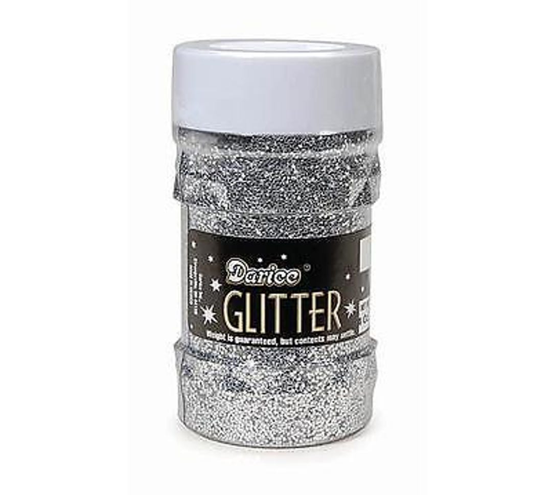 Silver Glitter 4 Oz Shaker Jar Crafts and Decorating - Etsy