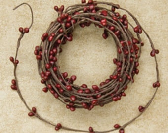 Pumpkin Orange Pip Berry String Garland 18 Feet | Etsy