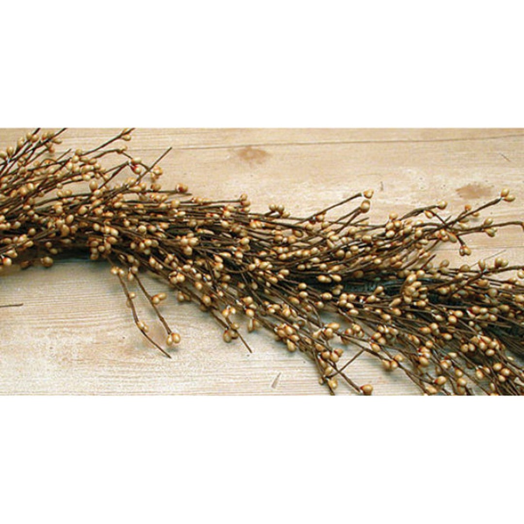 Golden Pip Berries 4 Ft Faux Garland - Etsy