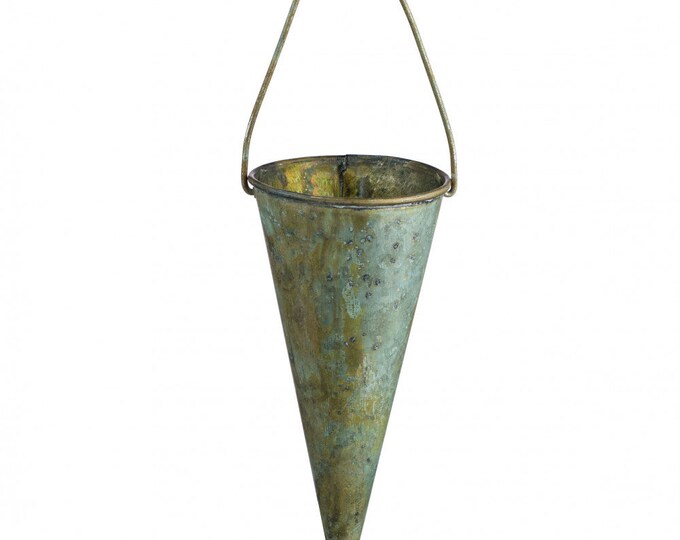 Tin Hanging 6 Flower Cone - Etsy