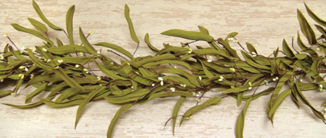 Natural Citron Herb and Berries Garland 4 Feet Long - Etsy