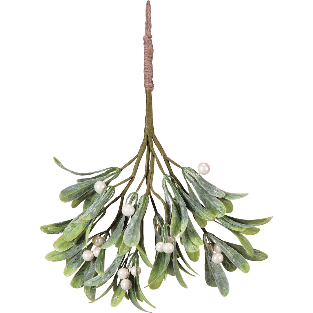 Mistletoe Faux Cluster With Berries - Etsy
