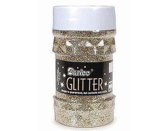 Silver Glitter 4 oz Shaker Jar crafts and decorating | Etsy