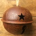 Rusty 3 Jingle Bell With Star Cutouts - Etsy