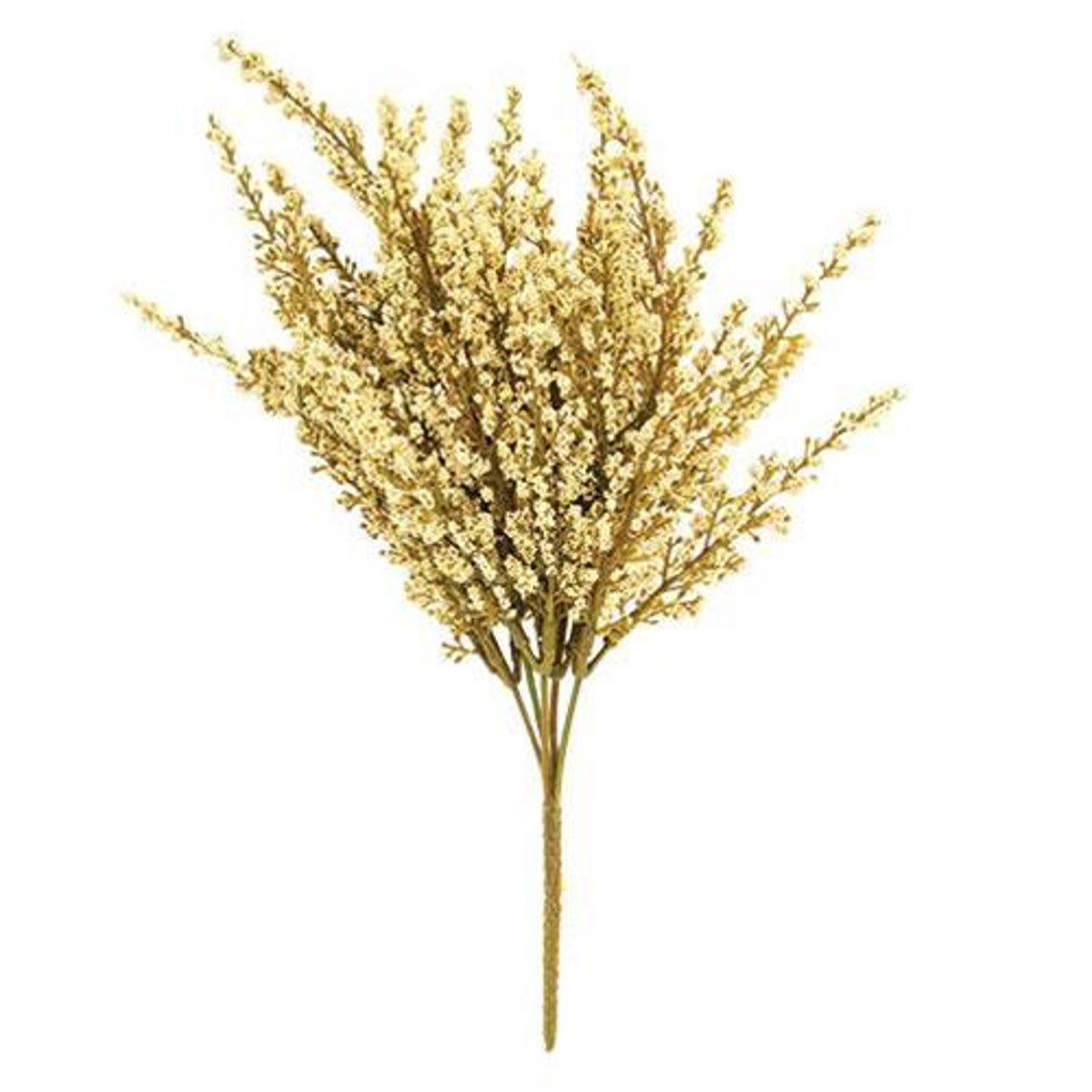 Fall Cream Heather 11" Faux Bush - Etsy