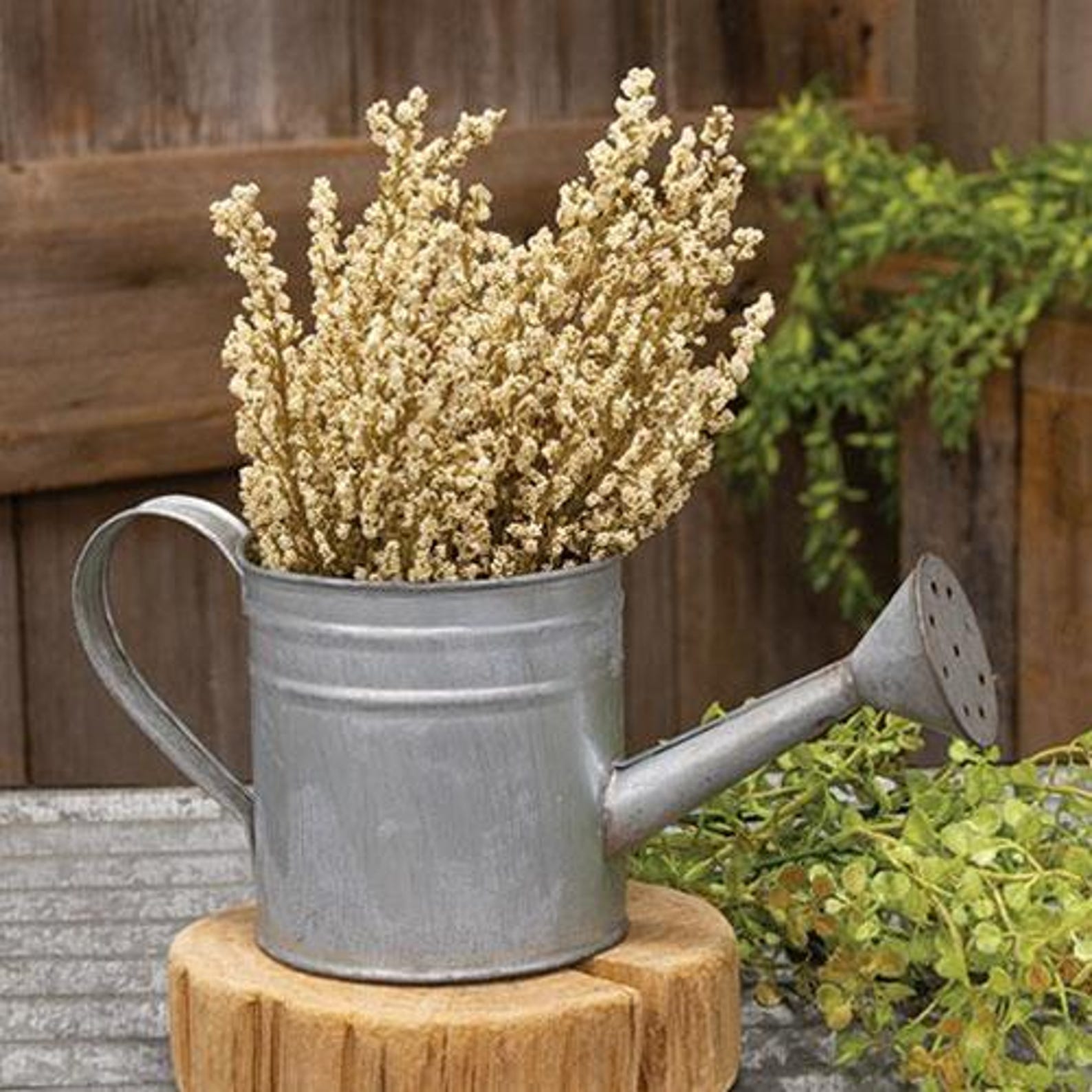 Fall Cream Heather 11" Faux Bush - Etsy