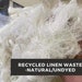 Linen Waste Undyed | Recycled Linen Natural | Linen Fiber | Recycled ...