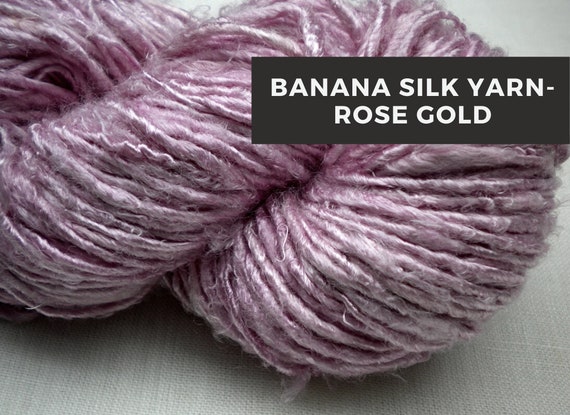 Banana Yarn Banana Fiber Yarn Recycled Banana Yarn | Etsy