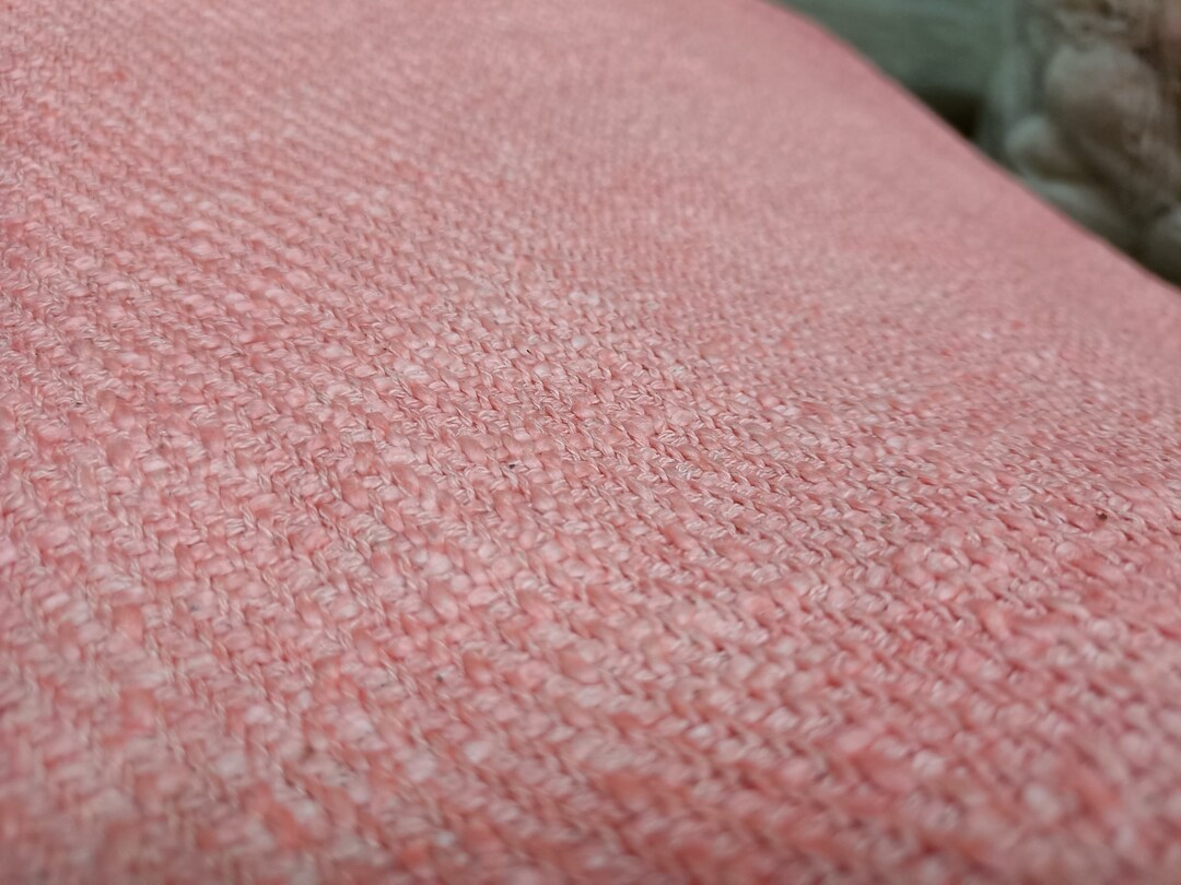 Handloom Woven Cotton Throw: Pink Sofa Blanket (60"x55") - Etsy