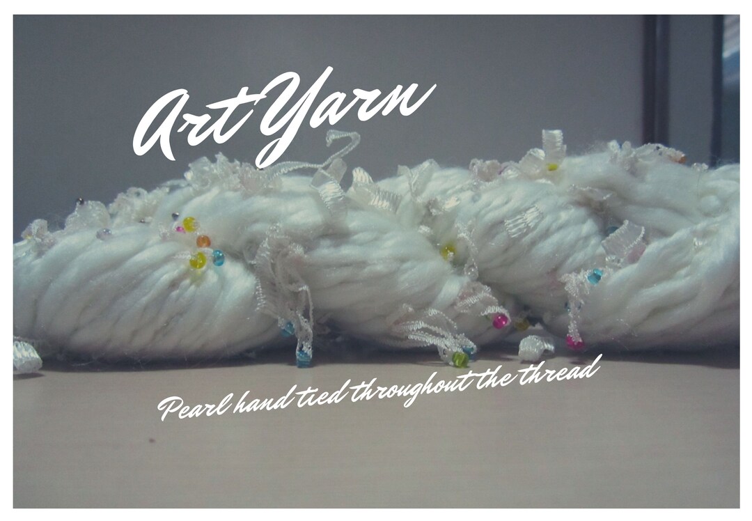 Art Yarn - Handcrafted Yarn- Acrylic Yarn - Handcraft Yarn - Handspun ...