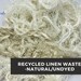 Linen Waste Undyed Recycled Linen Natural Linen Fiber - Etsy