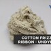 Recycled Cotton Frizz Ribbon Undyed/natural Cotton Frizz Ribbon Fuzzy ...
