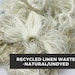 Linen Waste Undyed Recycled Linen Natural Linen Fiber - Etsy