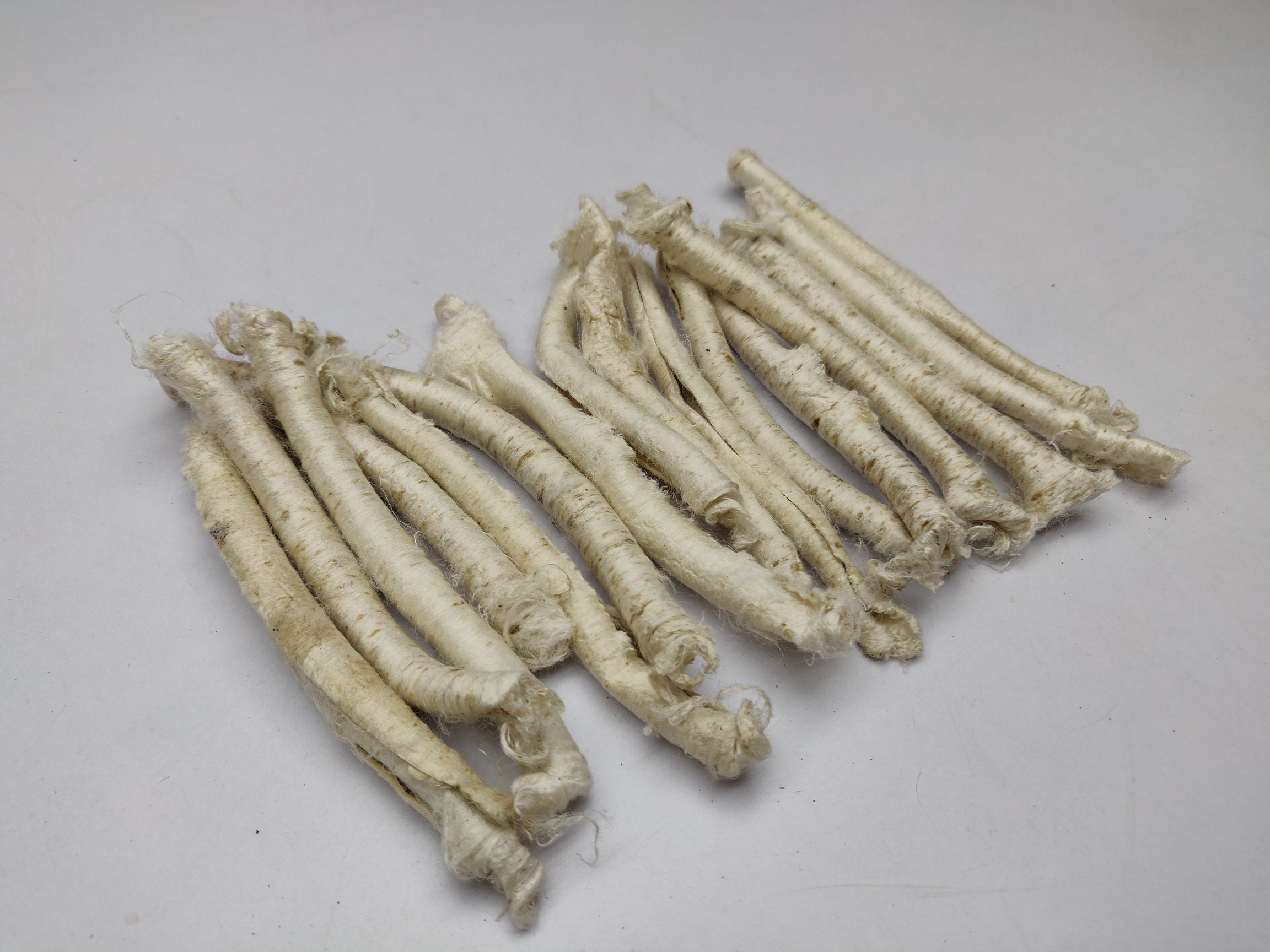 Natural Mulberry Silk Carrier Rods: Felting & Jewelry Supplies - Etsy