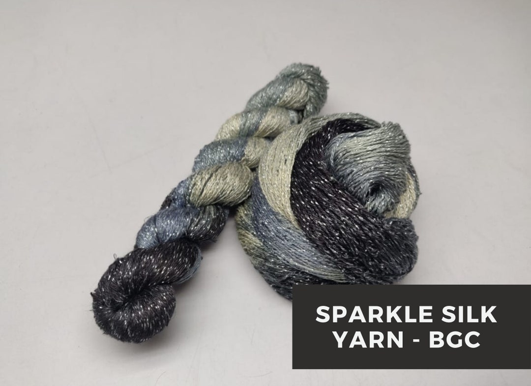 Sparkle Silk Yarn-bgc, Mulberry Silk, Mulberry Silk Yarn, Mulberry Yarn ...