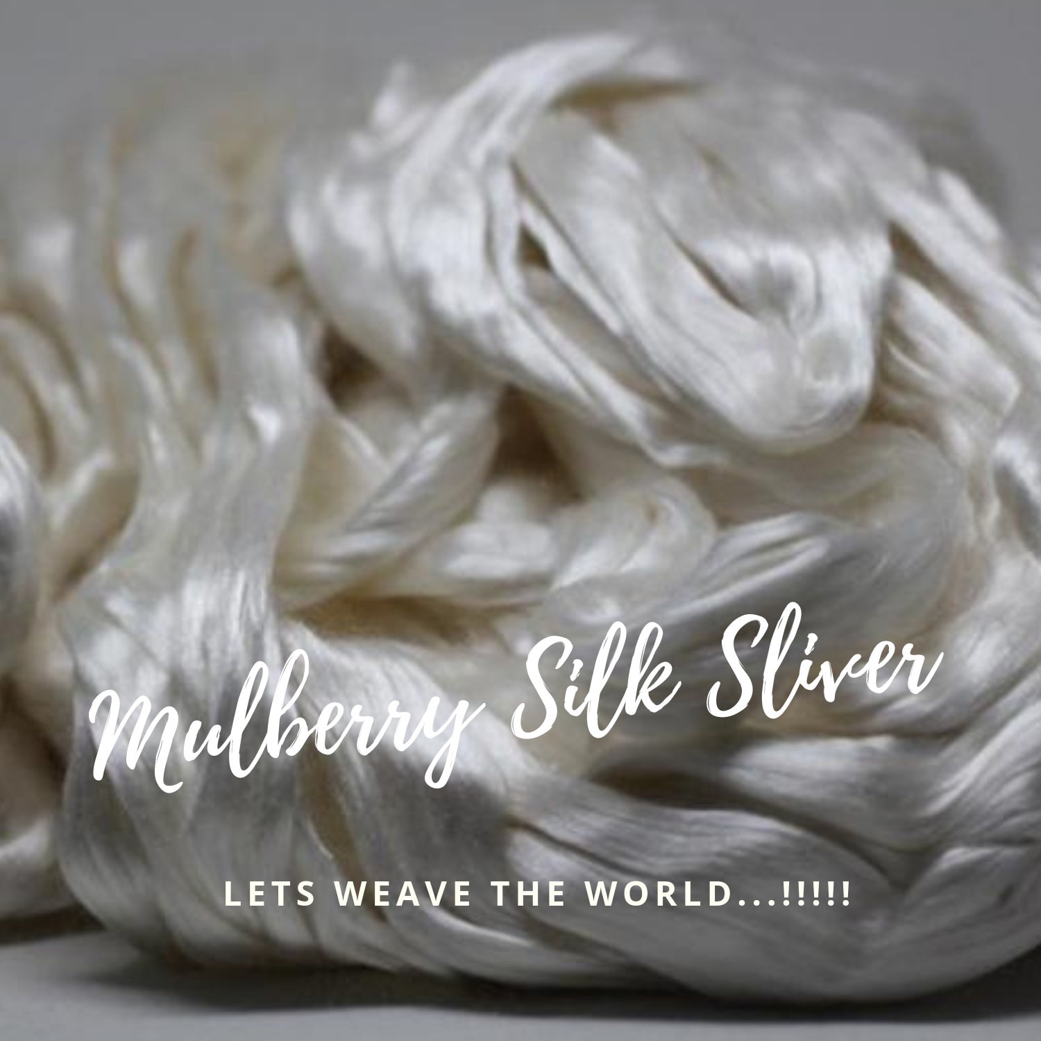 Mulberry Silk Sliver, Mulberry Sliver, Pure Silk Sliver 1 Pound ...
