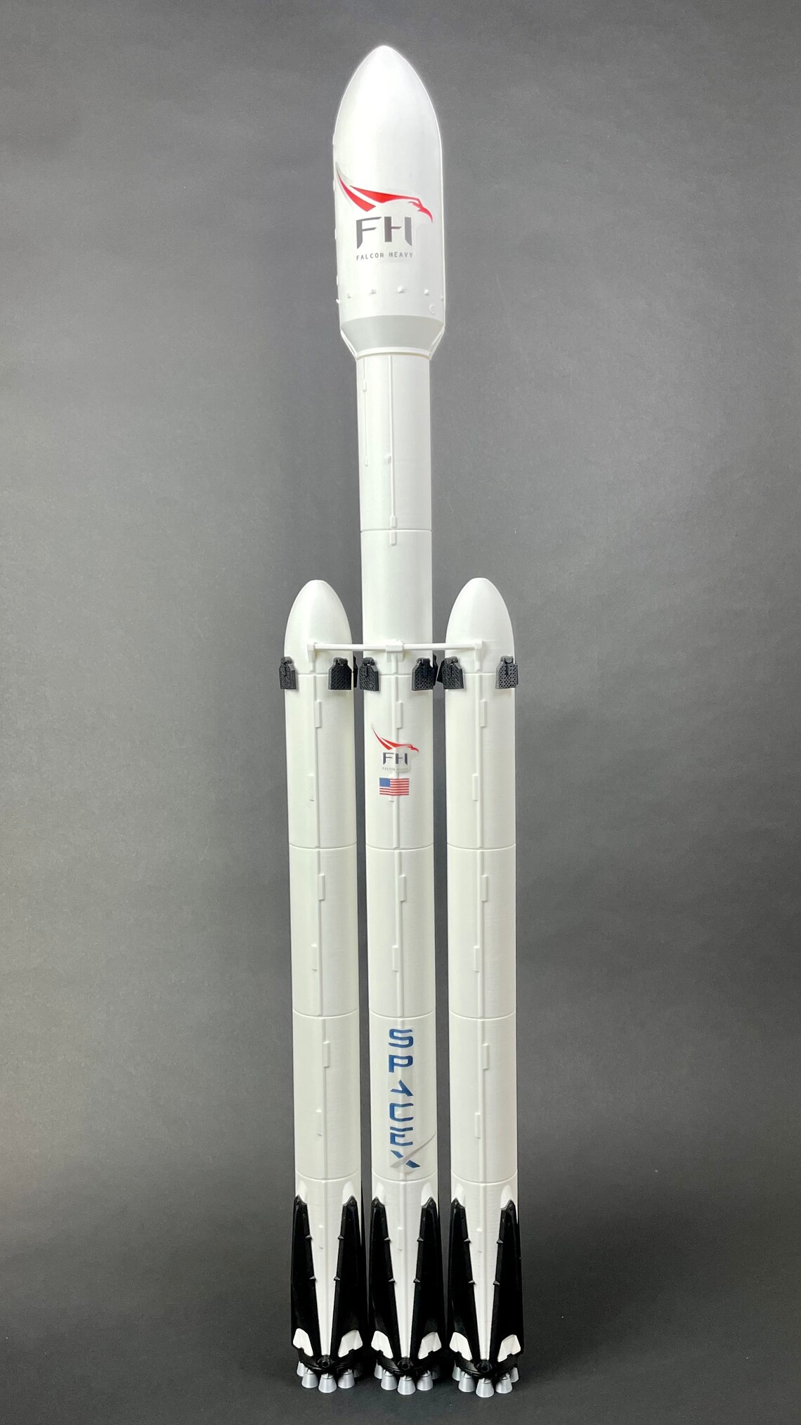 FALCON HEAVY Spacex Heavy-lift Launch Vehicle 1:72 Scale - Etsy