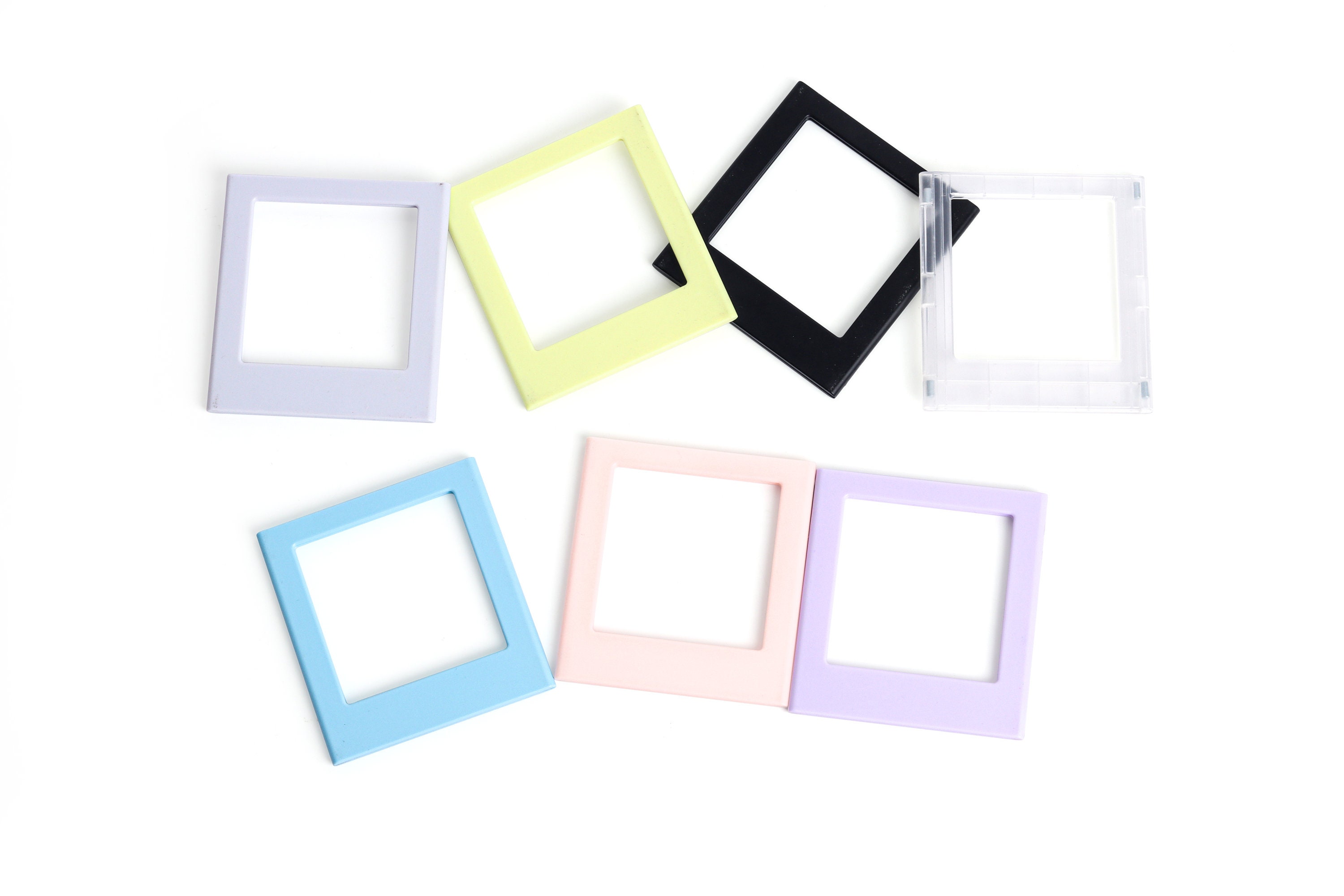 Polaroid Square Magnet Frames Set of 7 Square Polaroid Frames Assorted ...