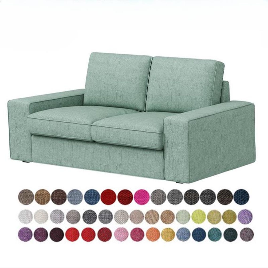 Kivik 2 Seat Sofa Cover, Custom Made Covers to Fit Kivik Loveseat ...