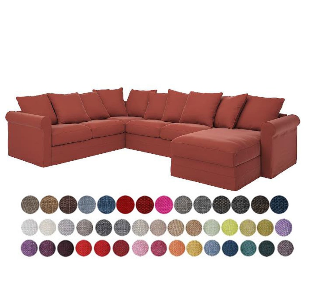 GRONLID 5 Sitzer Ecksofa mit Chaise Sofa Bezug Ikea Gronlid Sofa Bezug Gronlid Ersatzbezug Gronlid Sofa Bezug Etsy